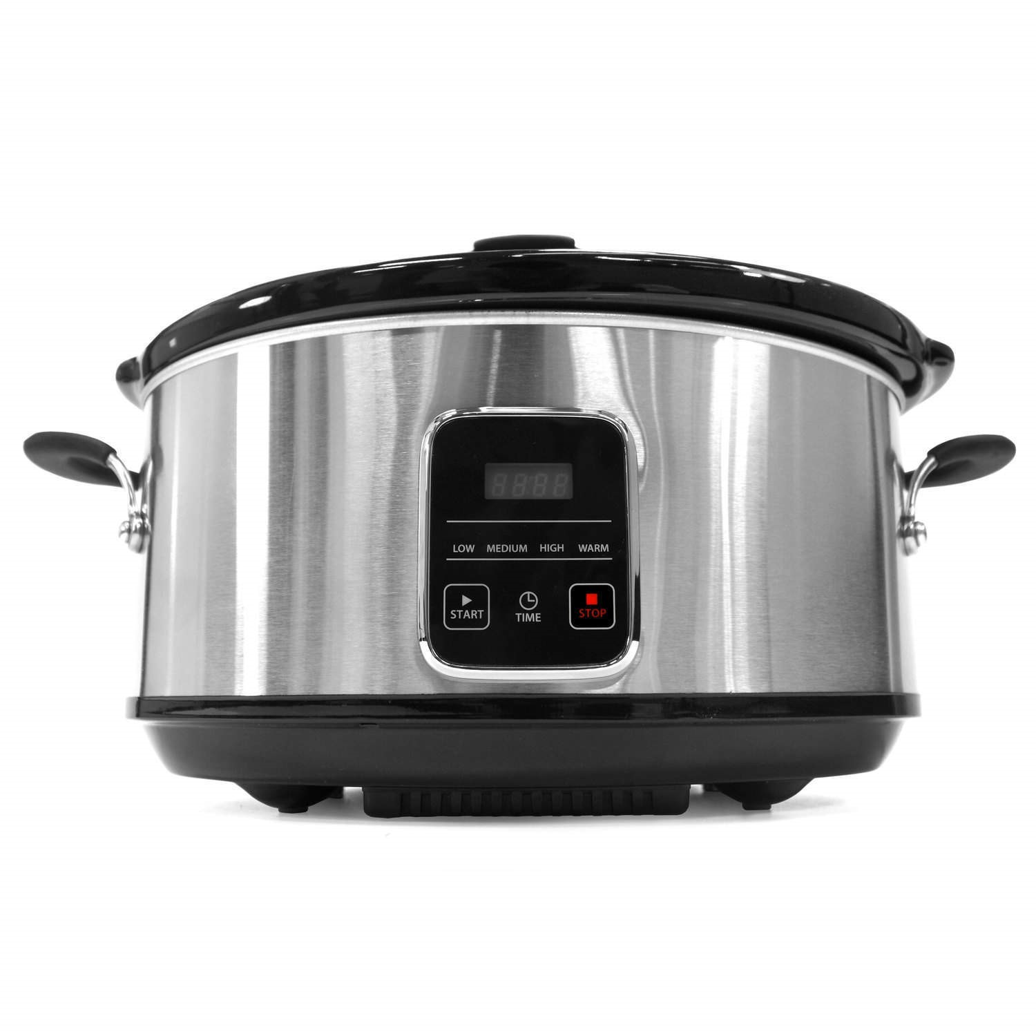 electriQ 6.2L Slow Cooker with Digital LED Display & Cool Touch Handles ...