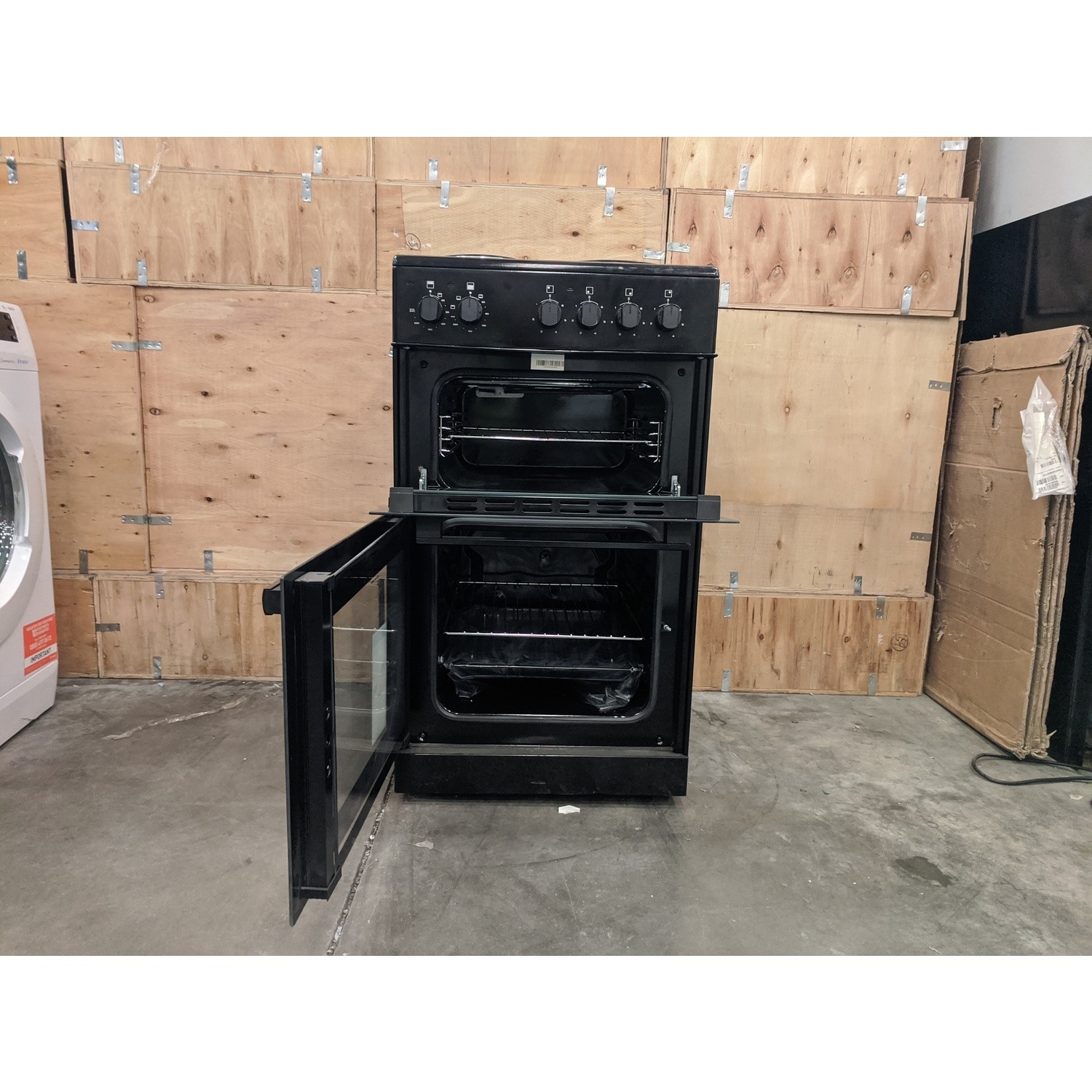 Refurbished electriQ EQEC50B2 50cm Double Cavity Electric Cooker with ...