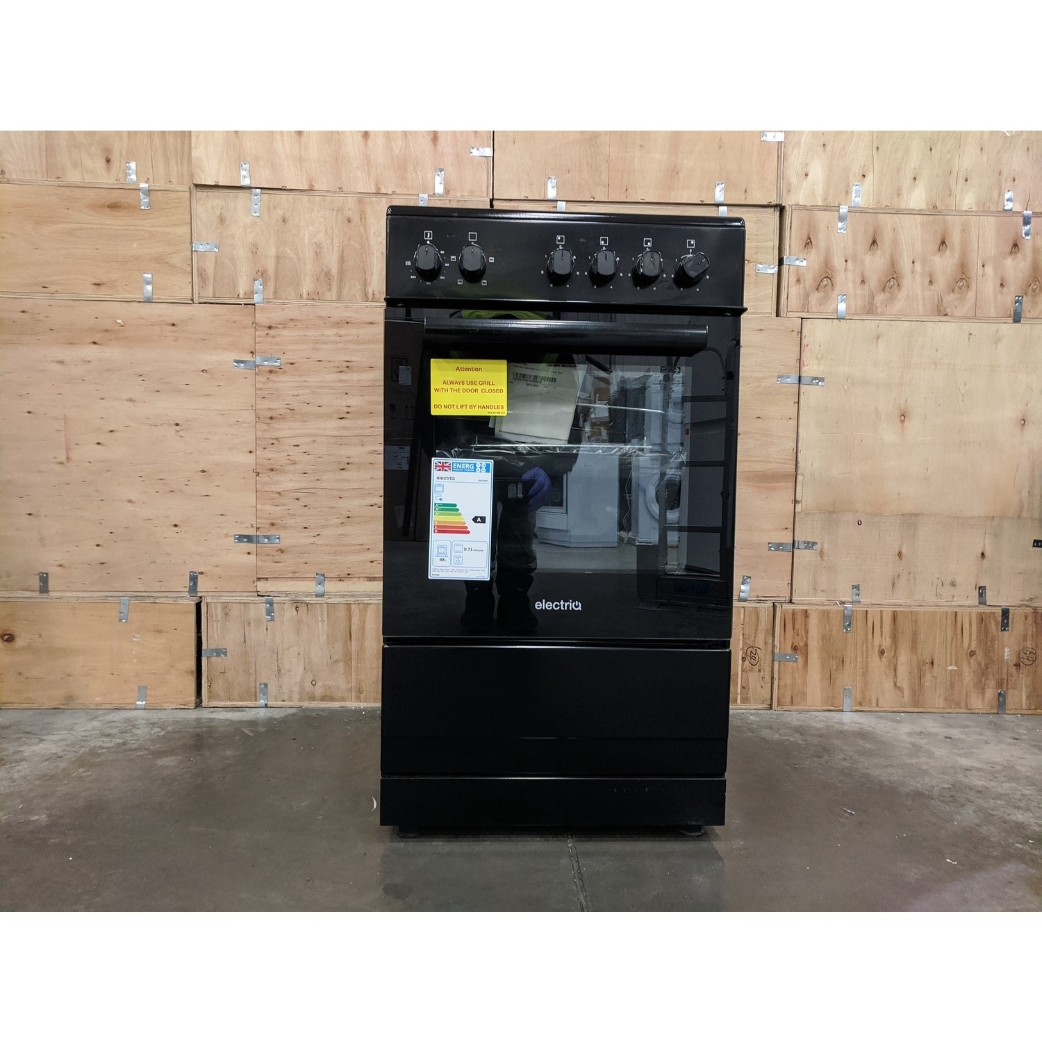 Refurbished electriQ EQEC50B1 50cm Single Oven Electric Cooker with ...
