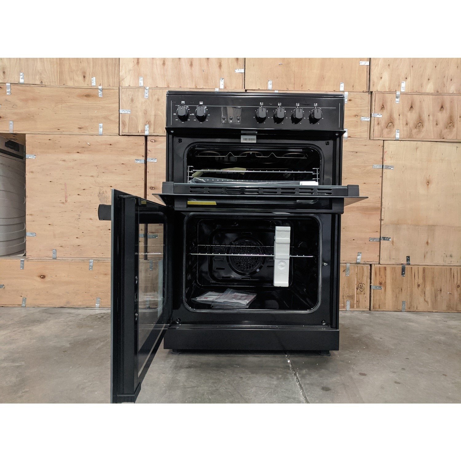 Refurbished electriQ EQEC60B4 60cm Double Cavity Electric Cooker with ...