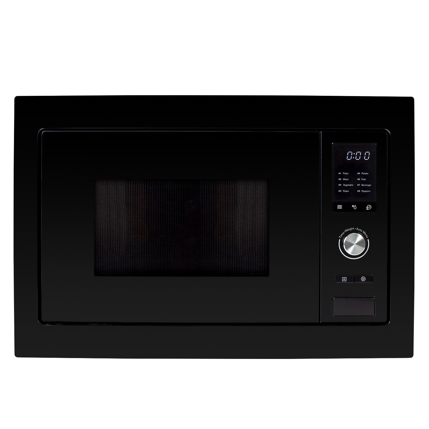 electriQ 25L 900W Built-in Digital Microwave - Black | electriQ