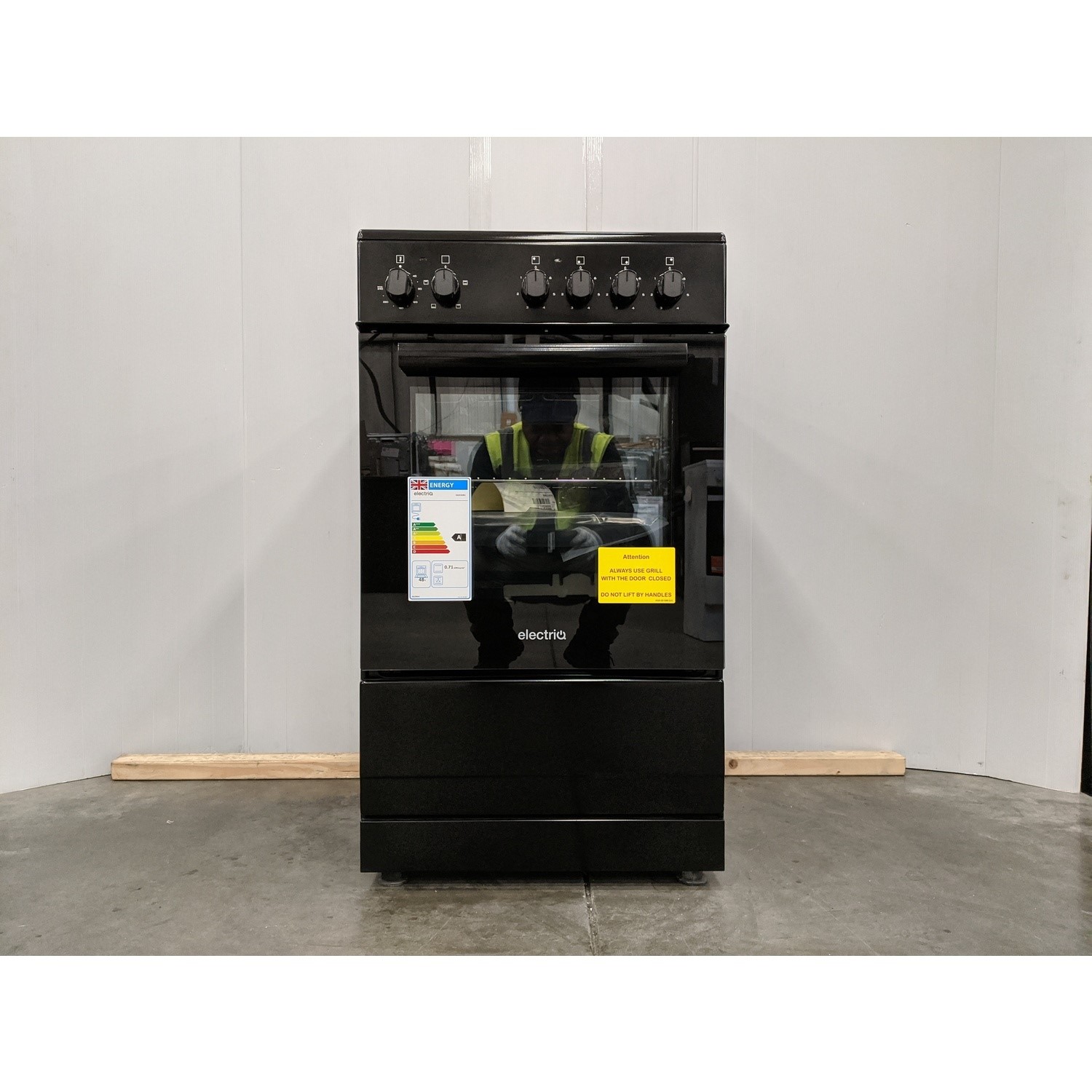 Refurbished electriQ EQEC50B1 50cm Electric Cooker with Sealed Plate ...