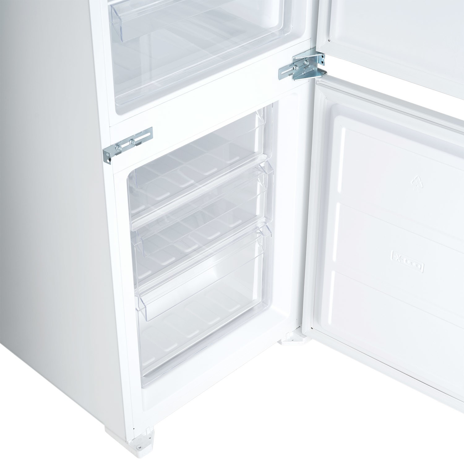 electriQ 249 Litre 70/30 Integrated Fridge Freezer - White | electriQ