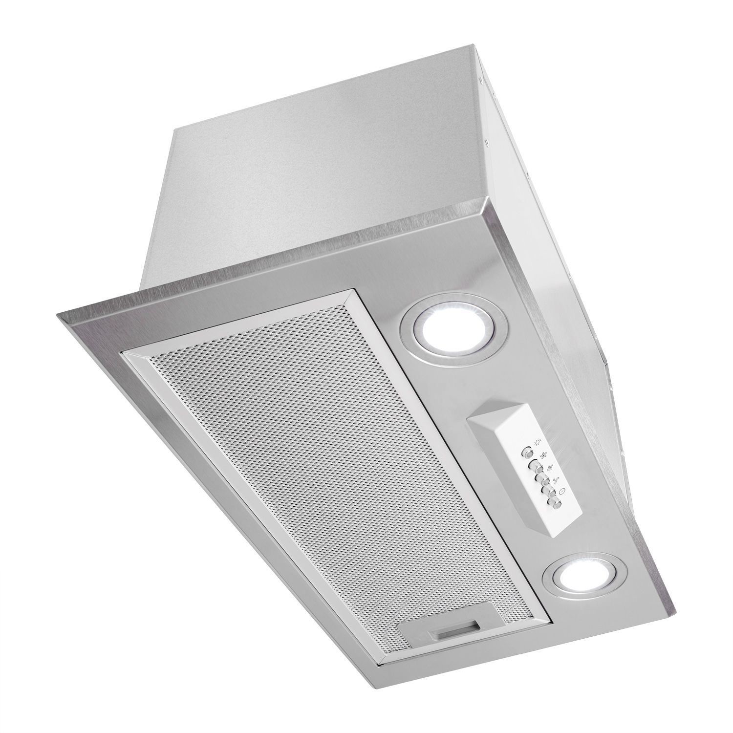 electriQ 52cm Canopy Cooker Hood - Stainless Steel | electriQ