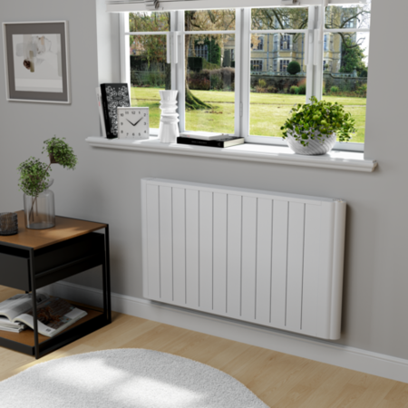 electriQ 2000W Smart WiFi Aluminium Electric Designer Radiator Gloss ...