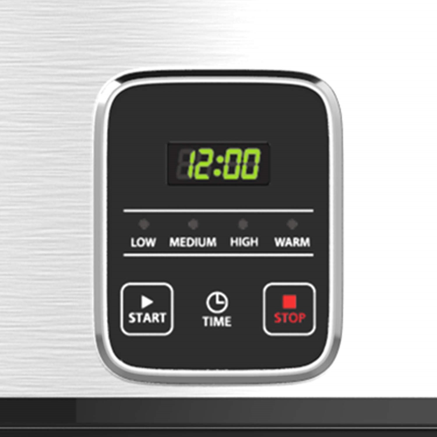 electriQ 6.2L Slow Cooker with Digital LED Display & Cool Touch Handles ...