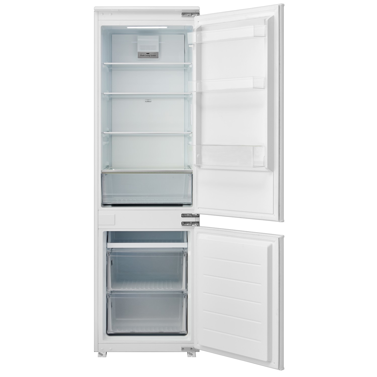 GRADE A2 - electriQ 70/30 Frost Free Combi Built In Fridge Freezer ...