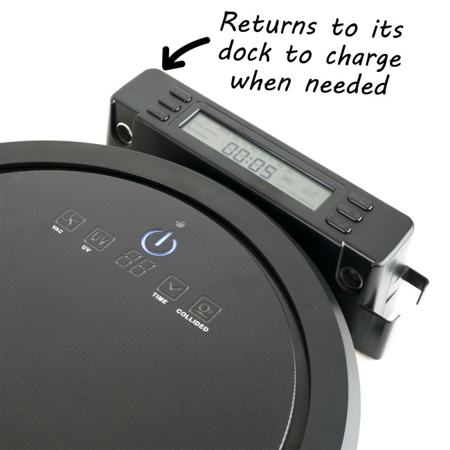 GRADE A3 - electriQ eiQ-R900M Pet Robot Vacuum Cleaner with Wet Mop ...