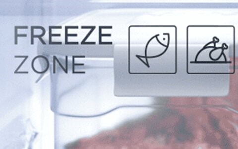 electriQ 391 Litre French Style American Fridge Freezer - Stainless ...